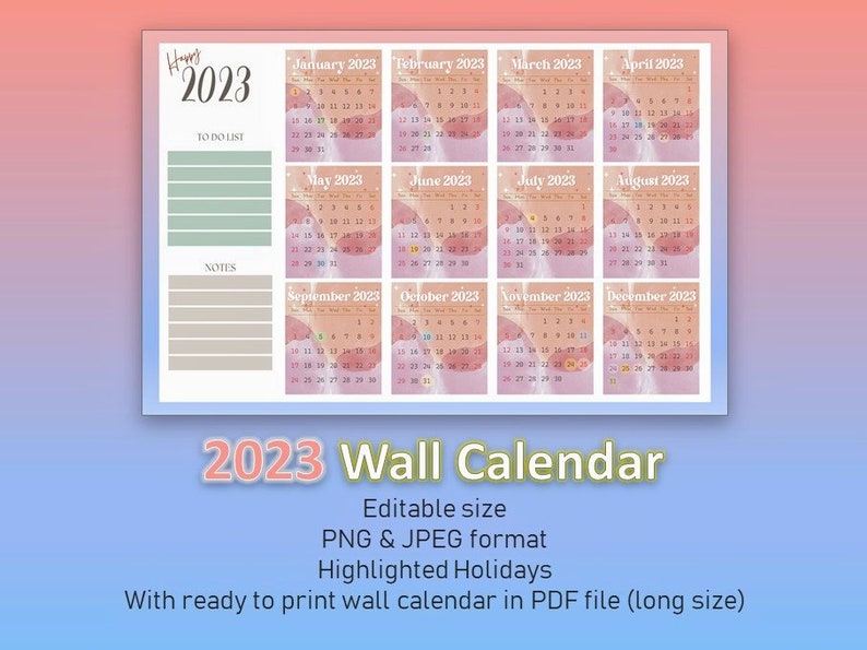 2023-mini-pocket-calendar-printable-minimalist-aesthetic-etsy
