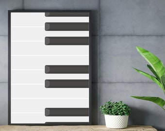 Piano Studio Poster - Etsy