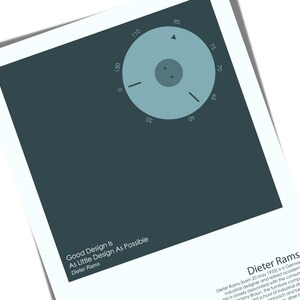 Dieter Rams Print Apple Design Poster Ipod Wall Art Home Office Wall ...