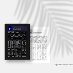 Adobe Premiere Pro Shortcuts Cheat Sheet, Video Editing Tips Editing ...