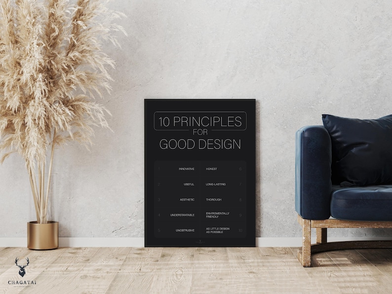 Design Principles Poster 10 Principles for Good Design Print - Etsy