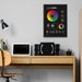 Color Wheel Poster Print Color Wheel Poster RGB CMYK Colors UX ...