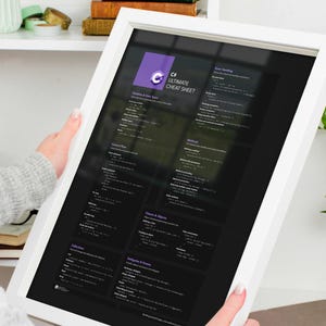 Csharp Cheat Sheet C# Coding Guide C# Reference Chart .net Developer ...