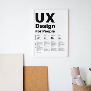 UX Print Poster Design for People UX Design Phases With Dieter Rams ...