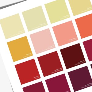 Wine Color Chart Print Wine Wall Art Printable All You Need is Wine ...