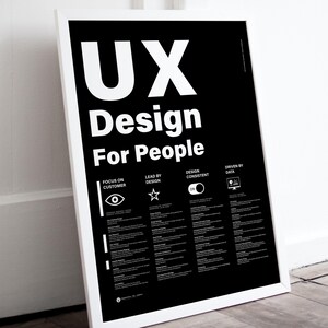 UX Design for People Poster UX Design Phases Printable Poster - Etsy