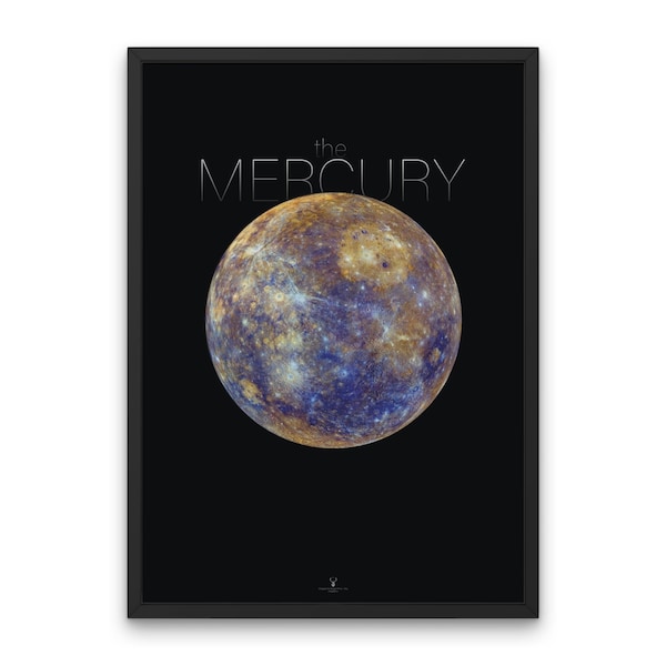Planet Mercury Poster - Etsy
