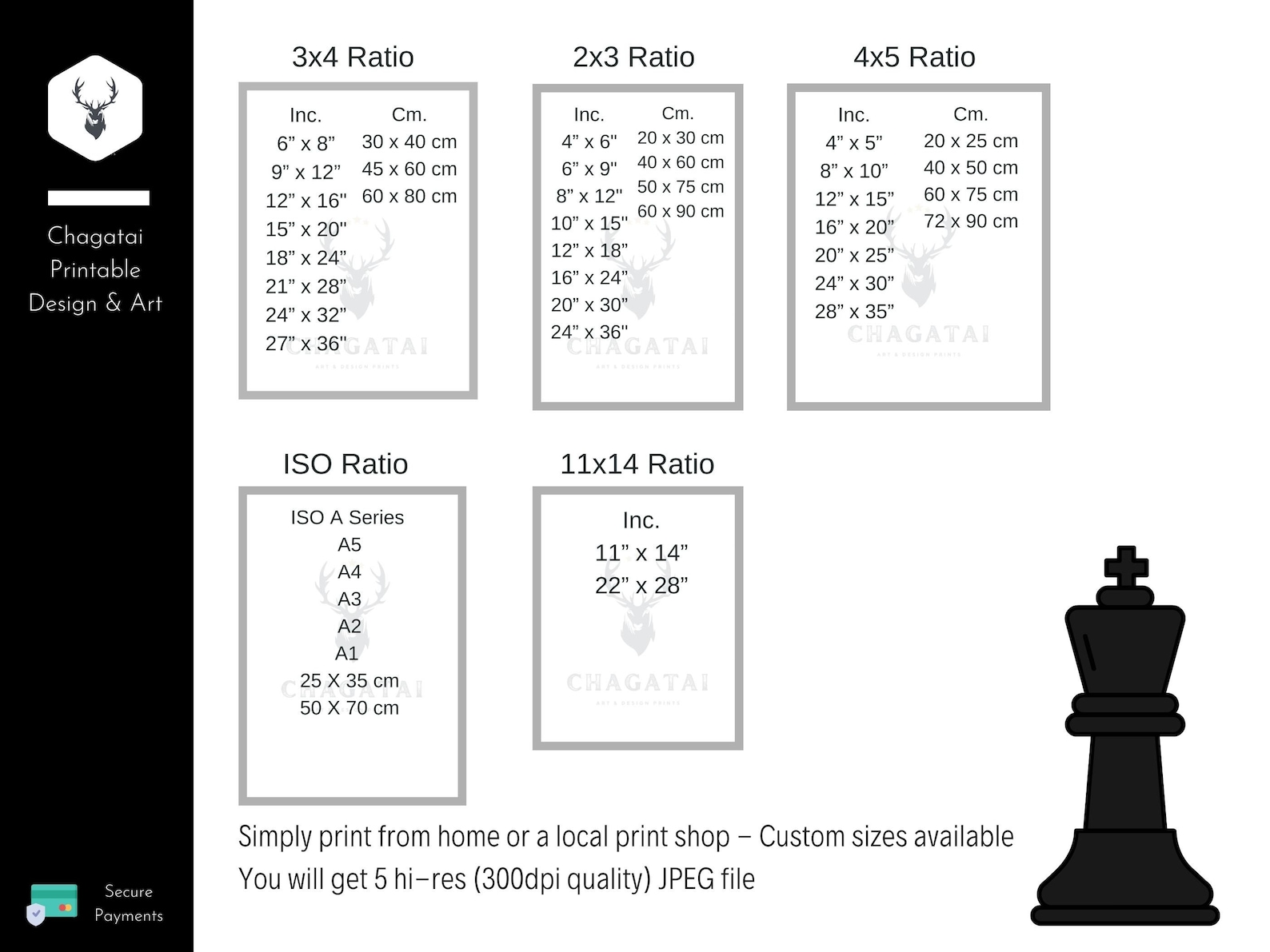 Chess Cheat Sheet Print Chess Guide Poster Chess Piece - Etsy