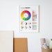 Color Wheel Poster for Graphic Designers - Color Theory - Unlock the ...