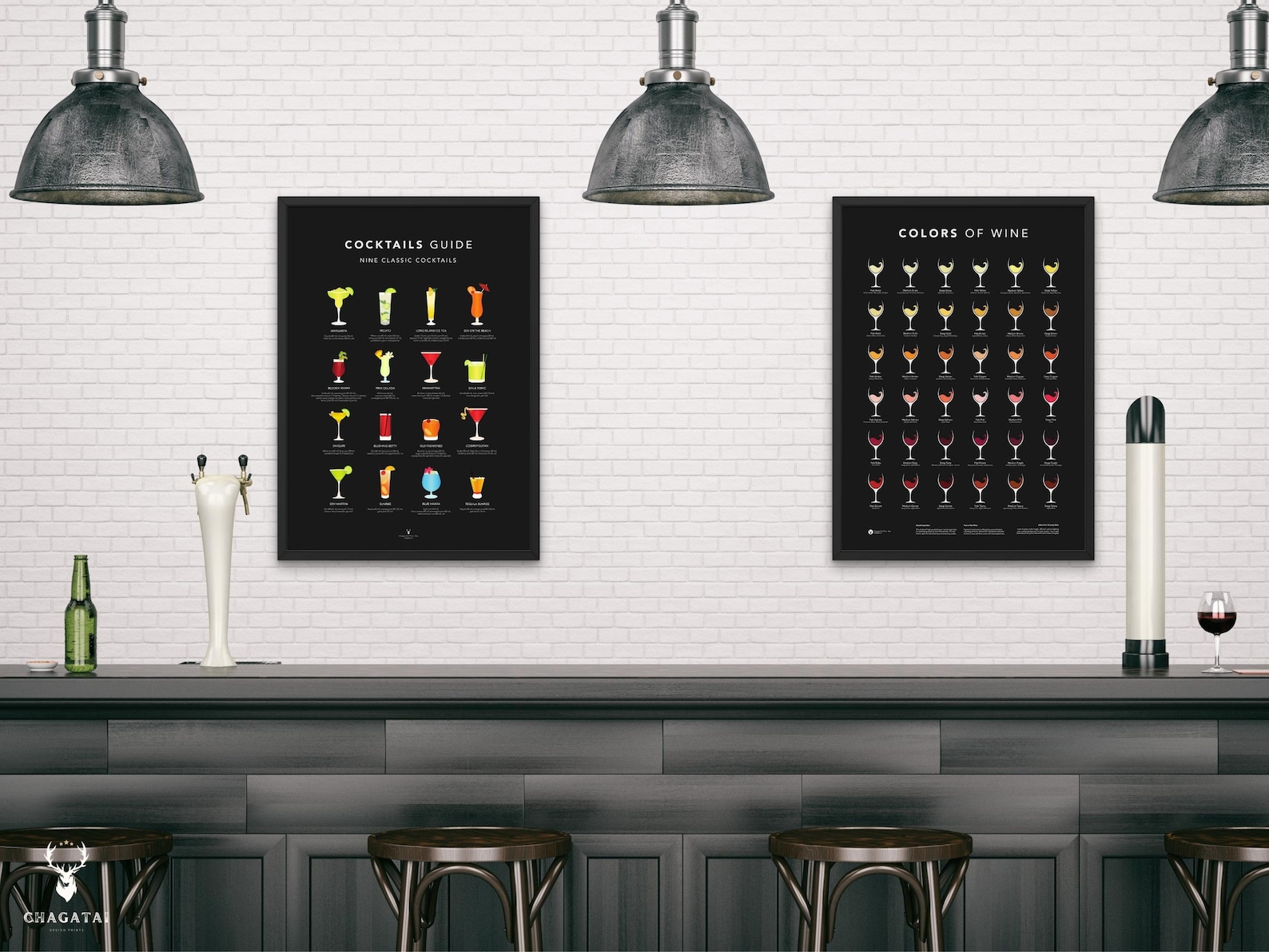 Classic Cocktails Print Cocktails Guide Poster Cocktail Gift - Etsy