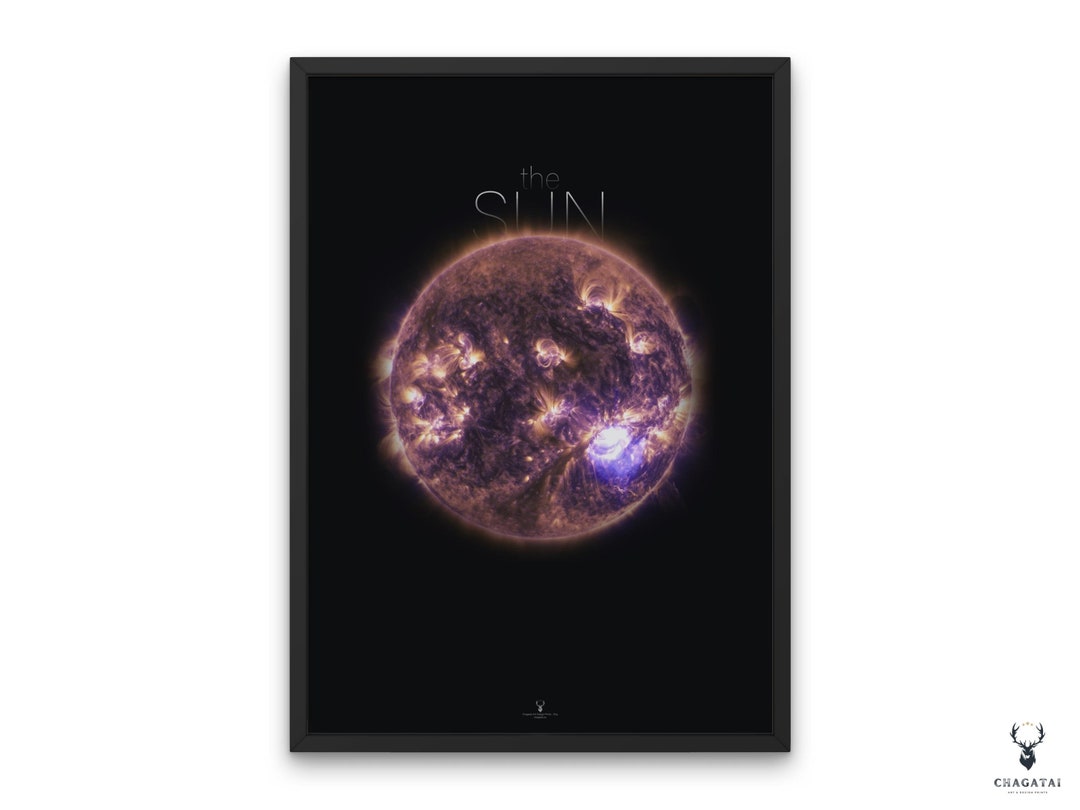 Solar System Poster the Sun Print Solar System Print Educational Space ...