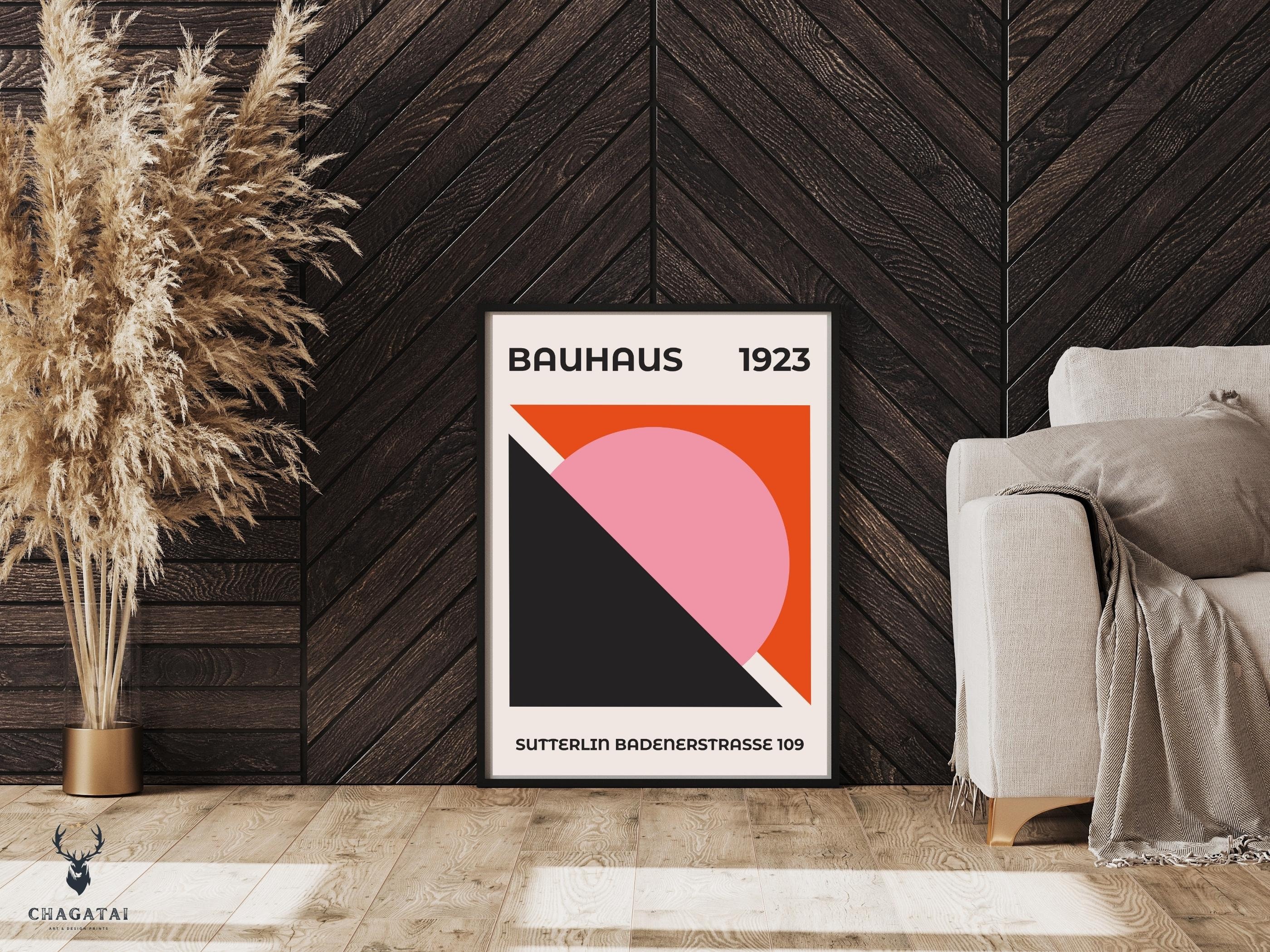Bauhaus Printable Art Poster Home Decor Bohemian Geometric - Etsy