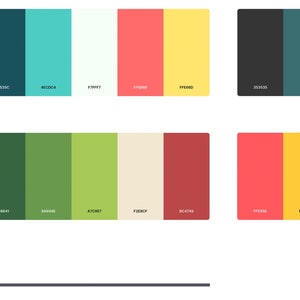 Color Theory Set of 2 Color Wheel Poster Color Palettes Print CMYK RGB ...