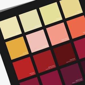 Wine Color Chart Poster Wine Printable All You Need is Wine Color Print ...