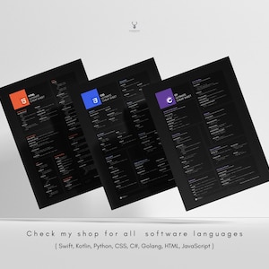 Javascript Cheat Sheet Js Coding Guide Javascript Syntax Chart Poster JS Beginner Tips JS Web ...