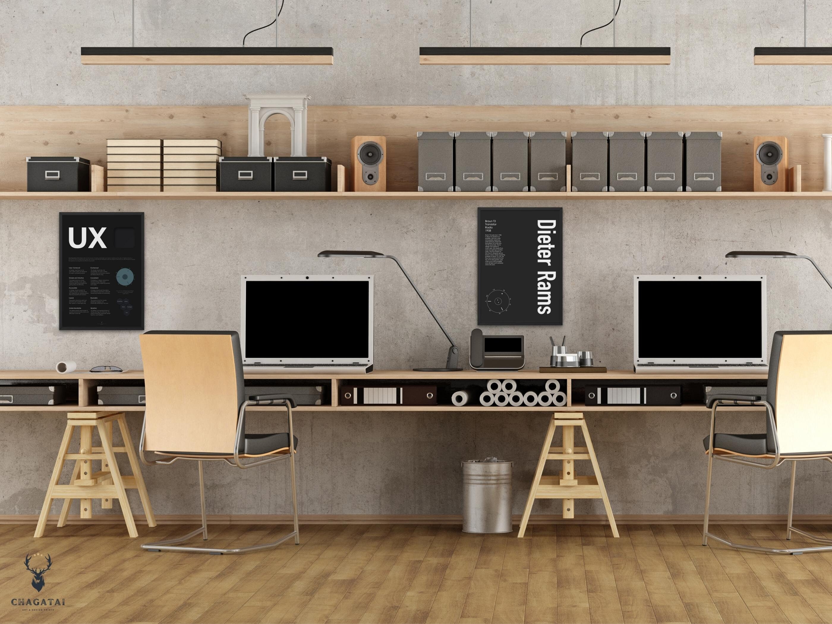 Dieter Rams Poster Apple Design Print UX Designer Poster Braun Graphic ...