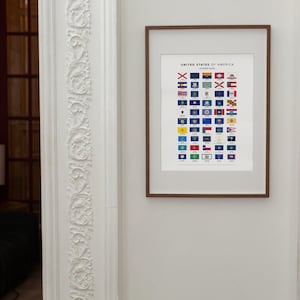 USA State Flags Poster United States of America State Flags Classroom ...