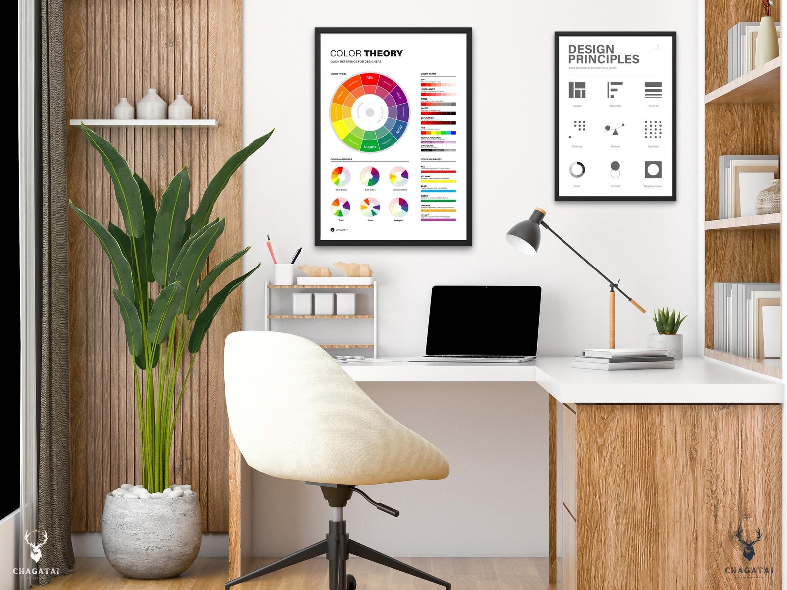 Designer Gift Set of 2 UX Print and Color Theory Print Set Graphic ...