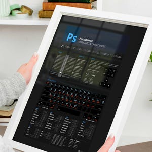 Adobe Photoshop Shortcuts Cheat Sheet Photoshop Keyboard Shortcuts ...