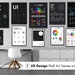 UX UI Design Principles UX Research Printable Poster Minimal Ui ...