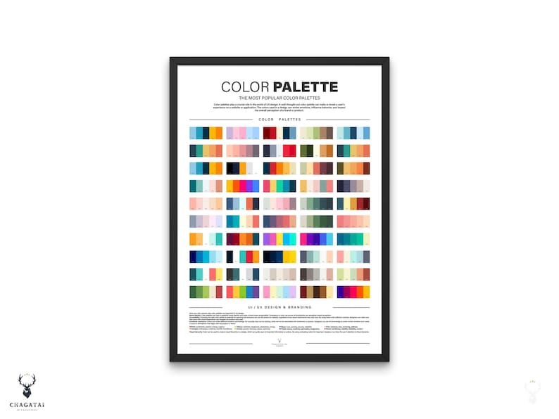 UX Design Color Palette Ideas UX Designers Color Palette Print - Etsy