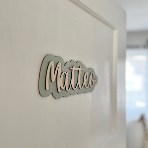 Wooden Door Sign With Name Name Sign for Children's Room - Etsy