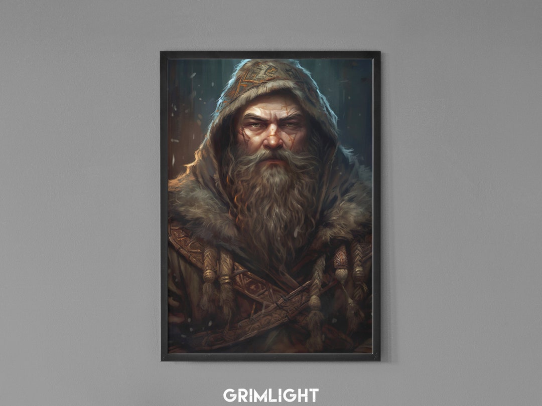 Dwarf Hunter's Glory RPG Character Digital Art Instant Digital Download ...