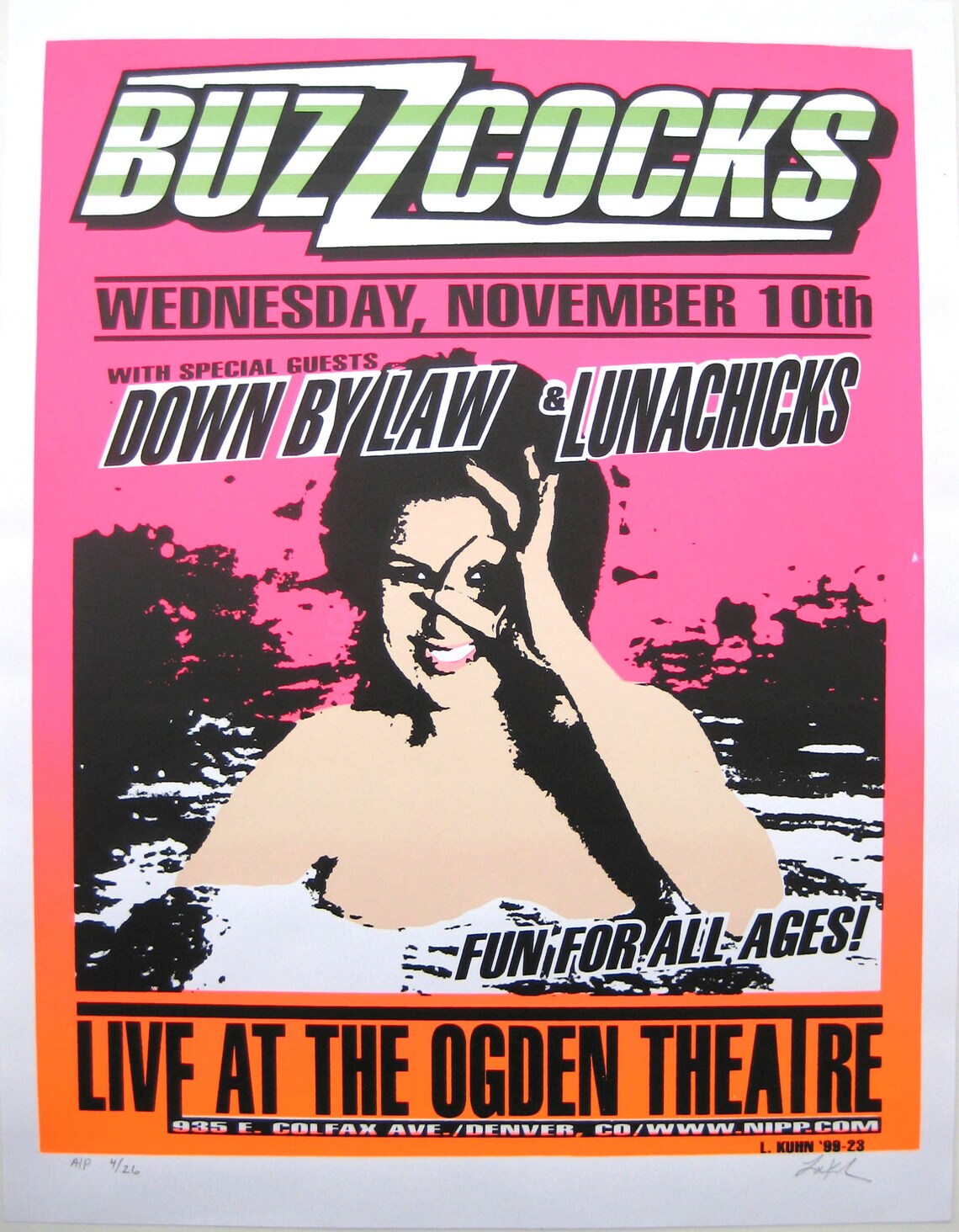 The Buzzcocks Concert Poster 1999 Denver Artist Proof Edition - Etsy