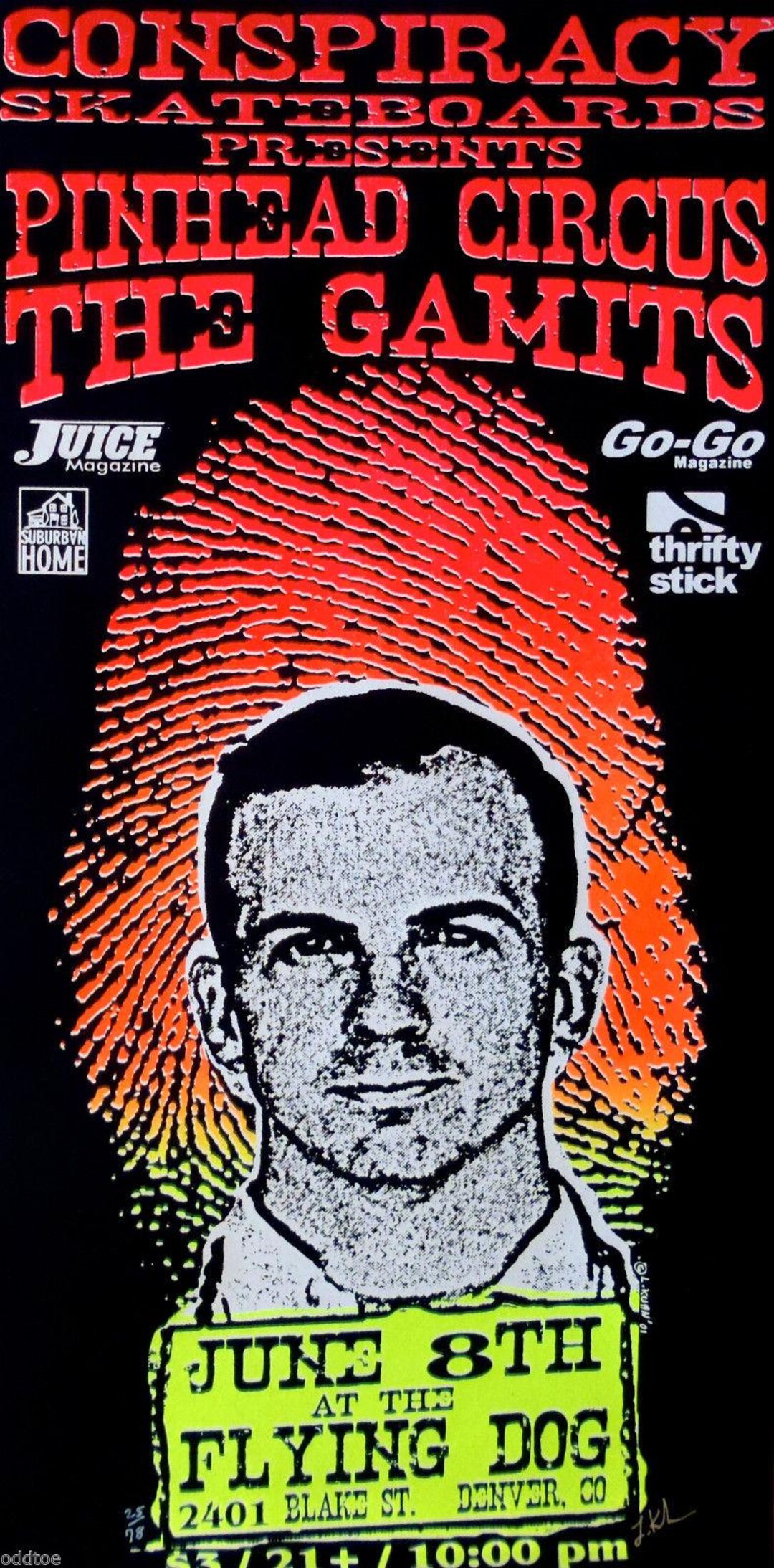 Pinhead Circus Concert Poster - Etsy