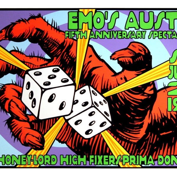 Merman Concert Poster Frank Kozik S/N San Francisco 1995 Vintage Poster ...