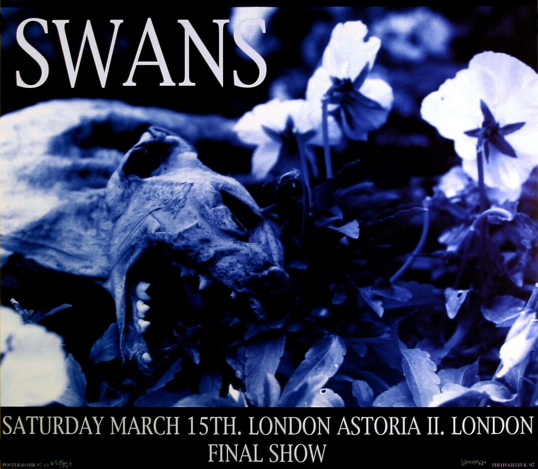 Swans Concert Poster 1997 Final Show Kozik London - Etsy