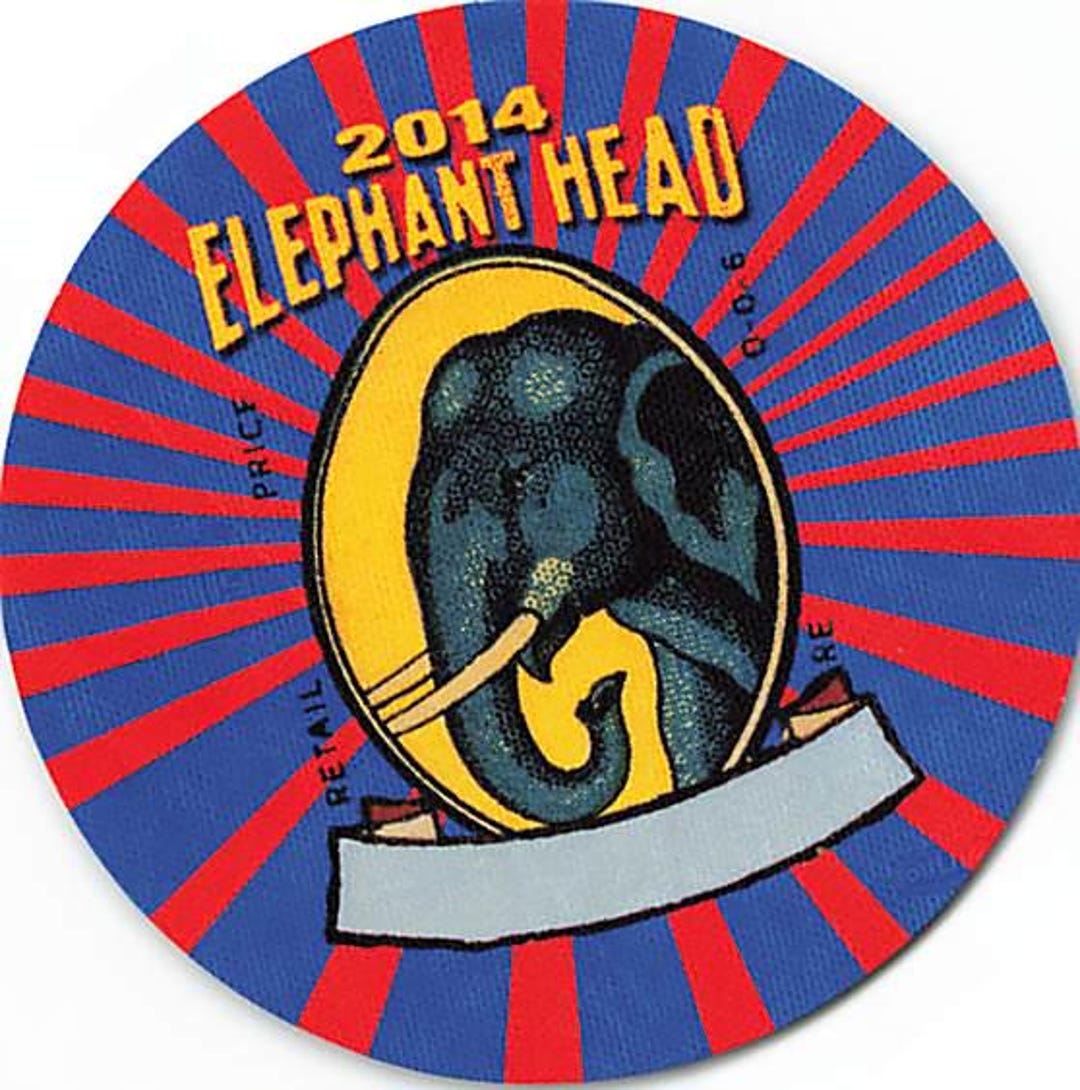 Cage the Elephant Backstage Pass 2014 Blue/red Circle Pass Variant - Etsy