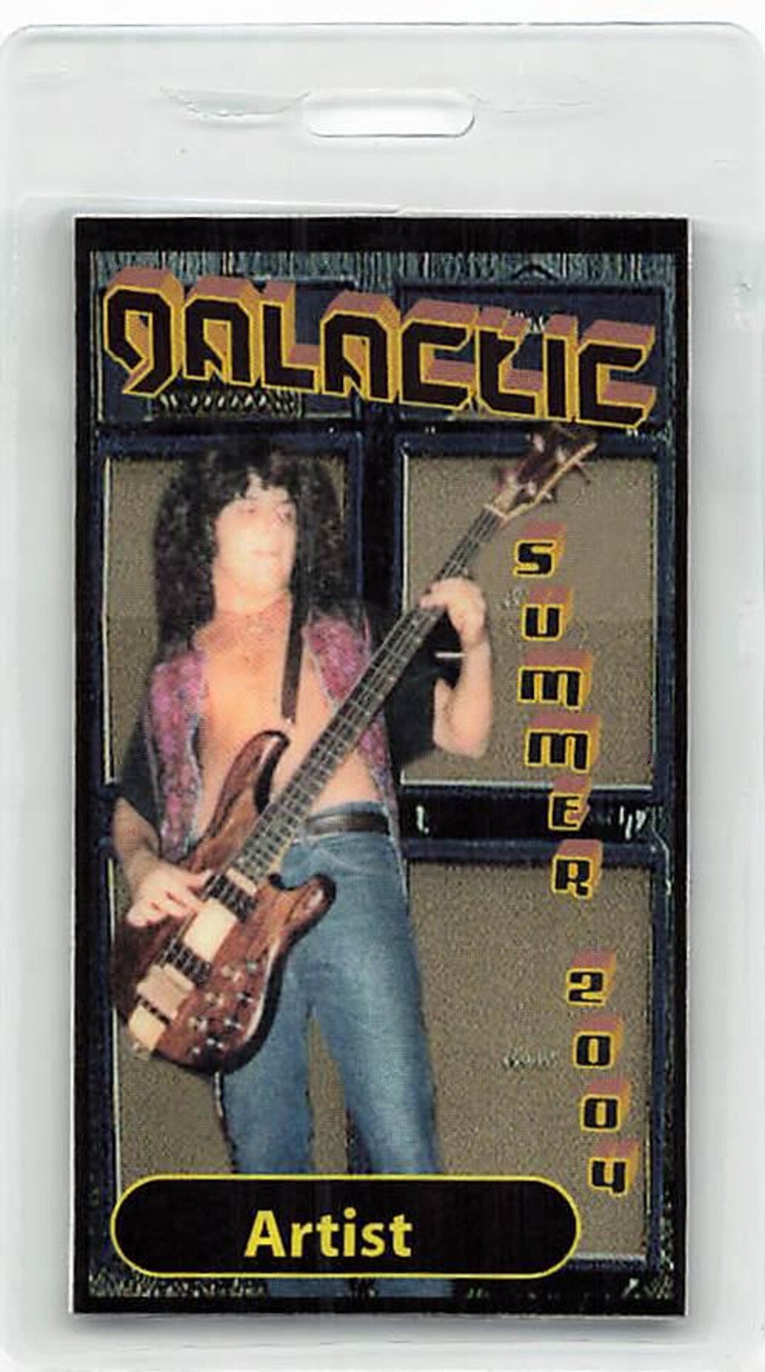 Galactic Backstage Pass 2004 Black Artist Laminate Variant - Etsy