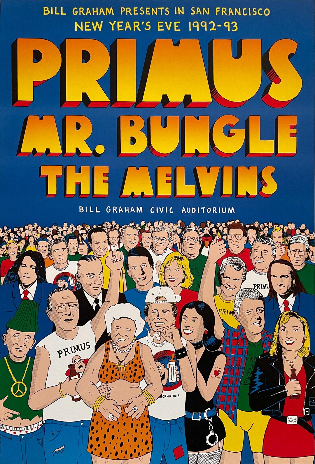 Primus Concert Poster 1992 BGP-67 - Etsy