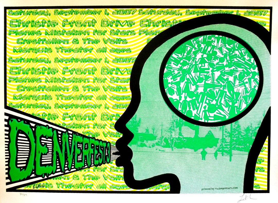 Christie Front Drive Concert Poster - Etsy