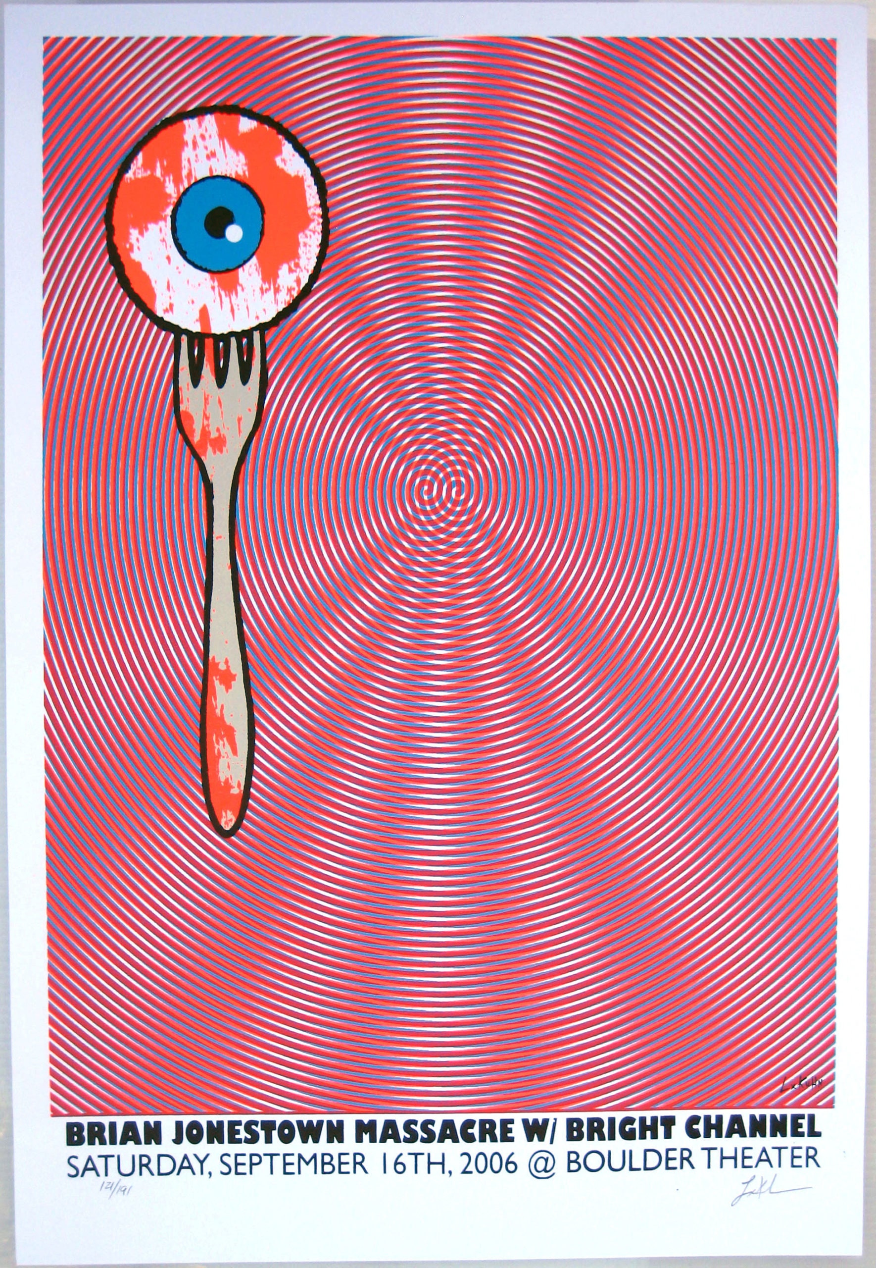 Brian Jonestown Massacre Concert Poster Colorado Lindsey Kuhn - Etsy