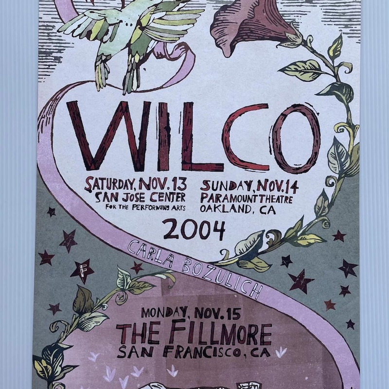 Concert Posters Wilco - Etsy