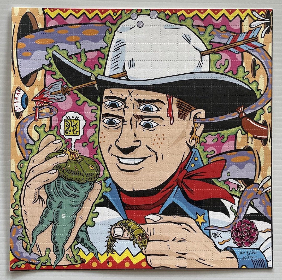 Frank Kozik Blotter Art How the West Was Won S/n-vintage Wall Art ...