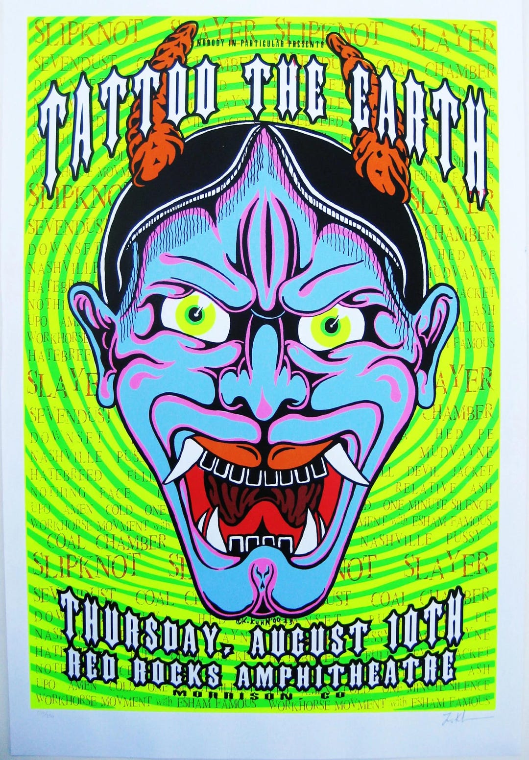 Slayer Concert Poster - Etsy