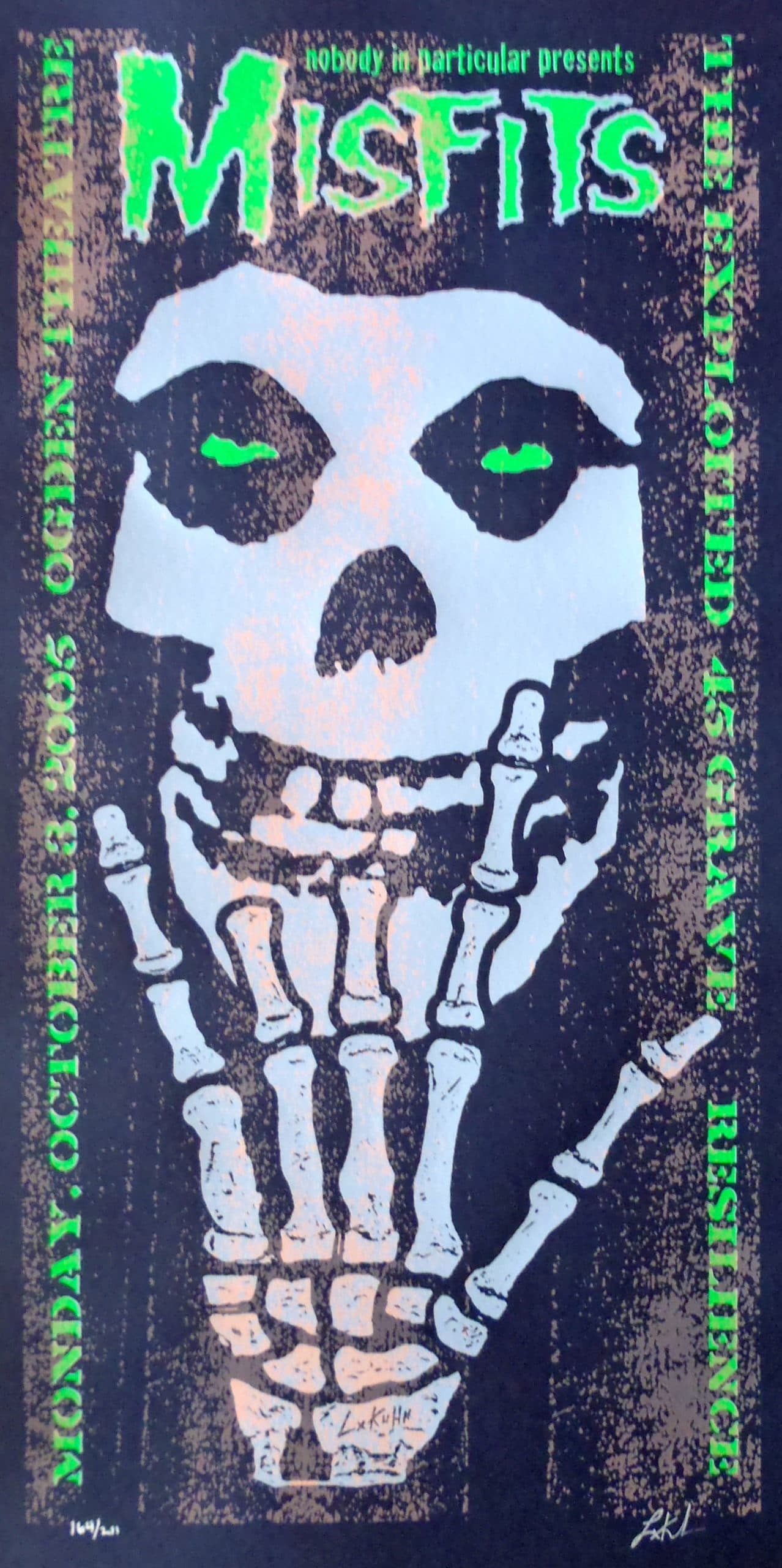 The Misfits Concert Poster 2005 Lindsey Kuhn - Etsy