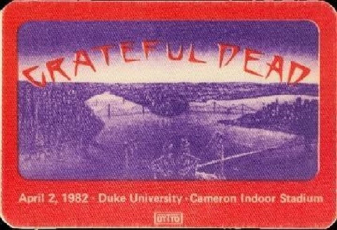 Grateful Dead Backstage Pass Jerry Garcia 1982 Duke -vintage Pop ...