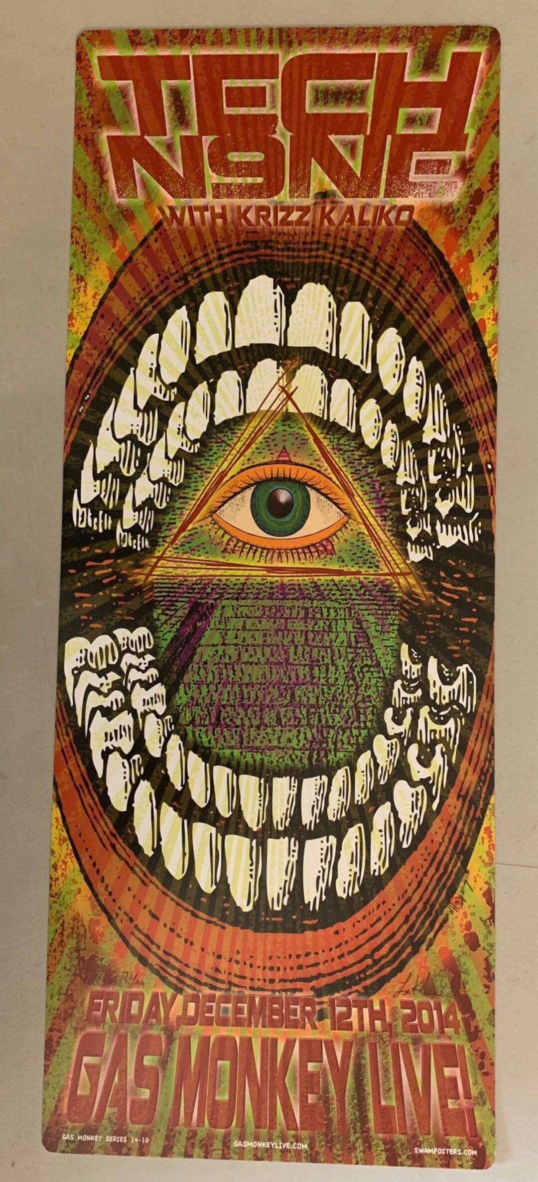 Tech N9ne Concert Poster Lindsey Kuhn S/N Vintage Poster Print ...