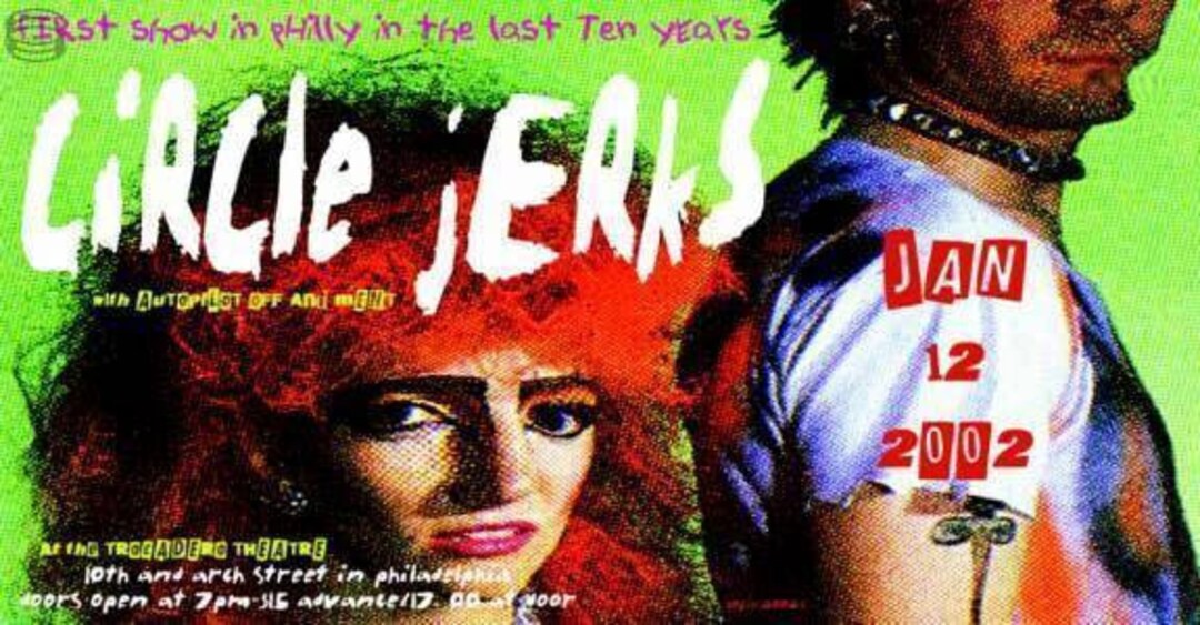 Circle Jerks Concert Poster 2002 Frank Kozik Vintage Poster Print Aesthetic Music Art for Home ...