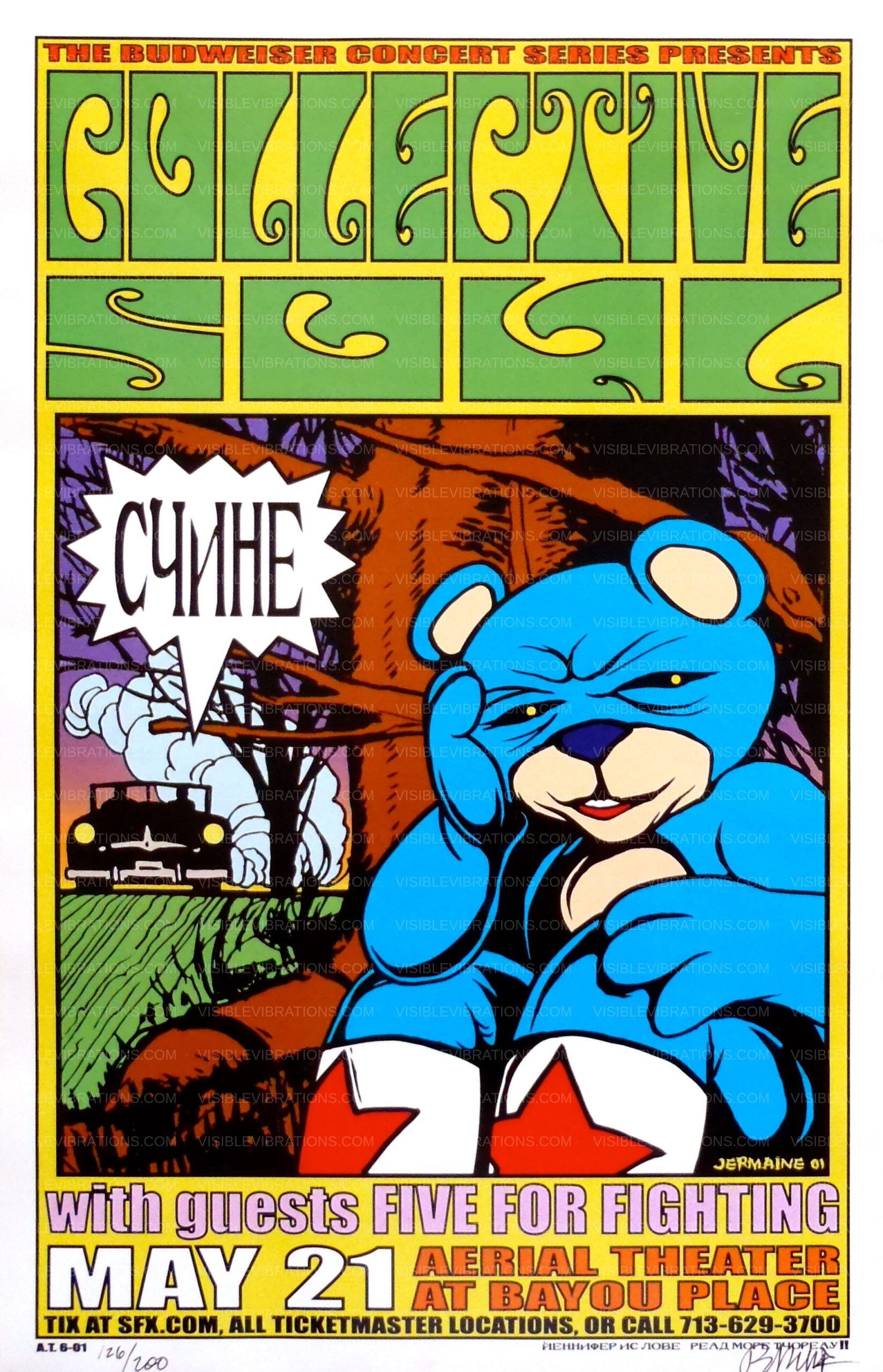 Collective Soul Concert Poster 2000 Jermaine Rogers - Etsy