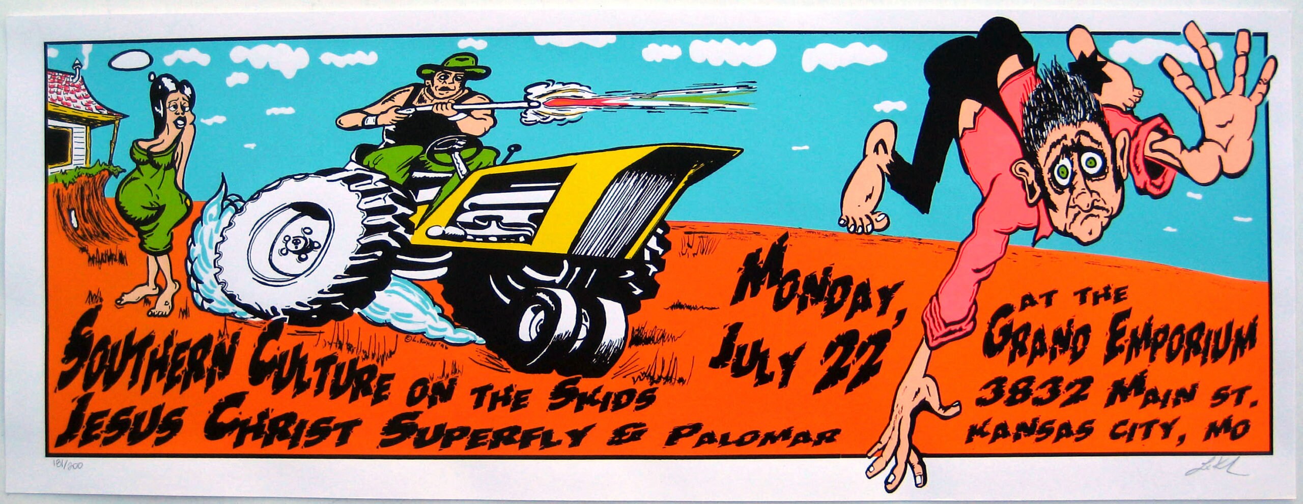 Southern Culture on the Skids Concert Poster 1996 Vintage Poster Print ...