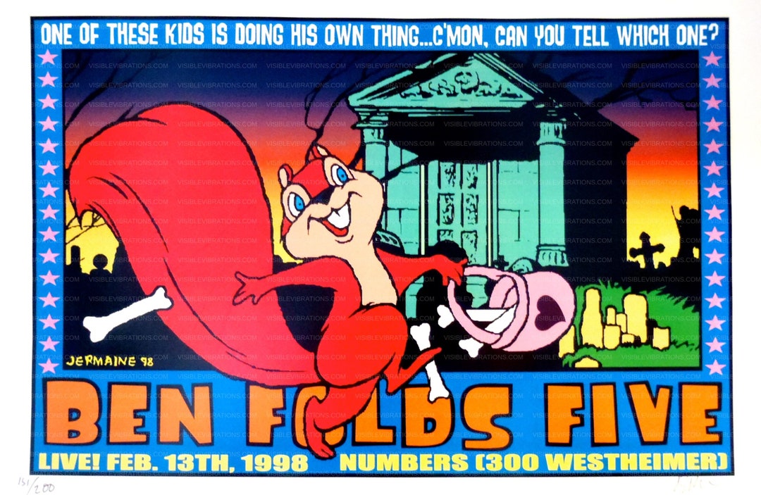 Ben Folds Five Concert Poster 1998 - Etsy
