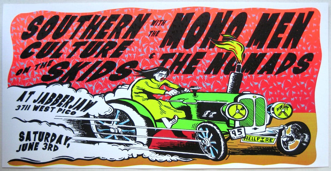 Southern Culture on the Skids Concert Poster Jabberjaw - Etsy