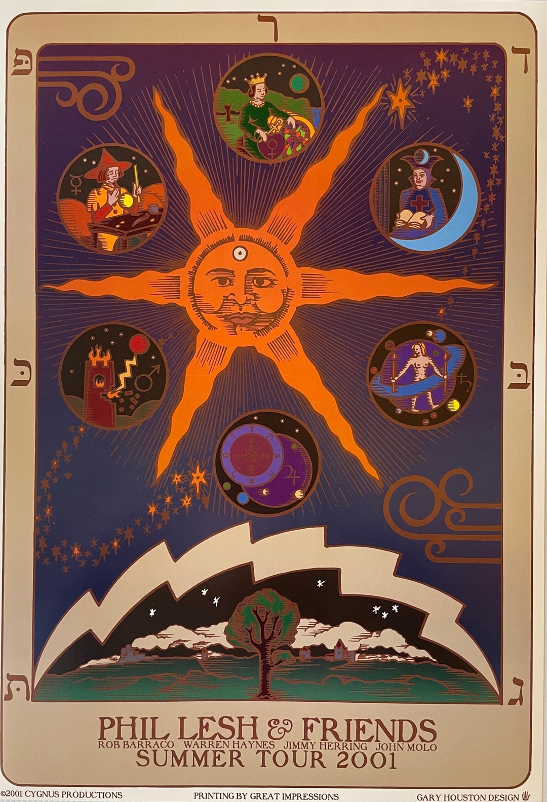 Phil Lesh & Friends Concert Poster 2001 Vintage Poster Print ...