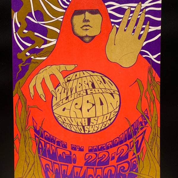 60s Concert Poster - Etsy