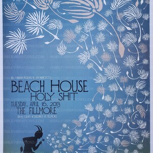 Beach House Concert Poster - Etsy